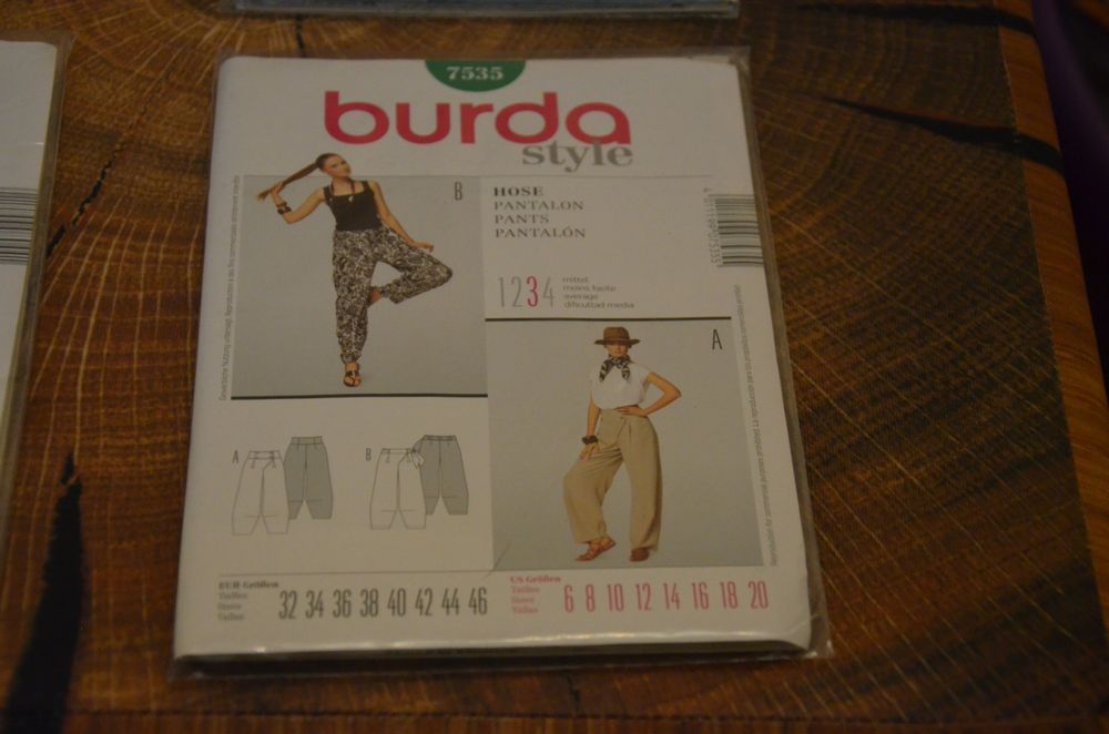 BURDA - SCHNITTMUSTER - NEU - (7535) (Neu und originalverpackt) in ...
