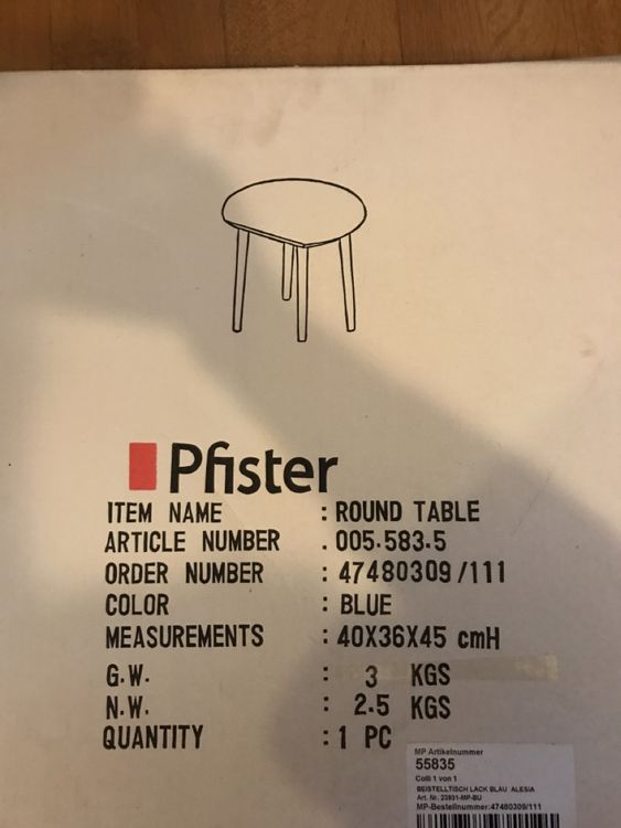 Kinder Wandtischchen Neu Originalverpackung (Neu und originalverpackt) in Selzach für CHF 9.9 ...