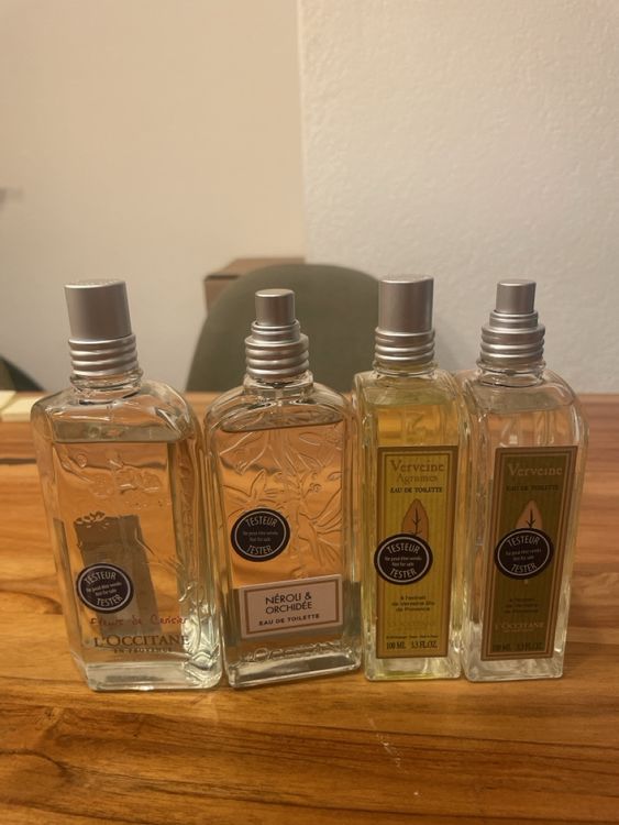 L'Occitane Parfums Tester Set, 4 Stück, neuwertig! (Gebraucht) in Wil ...