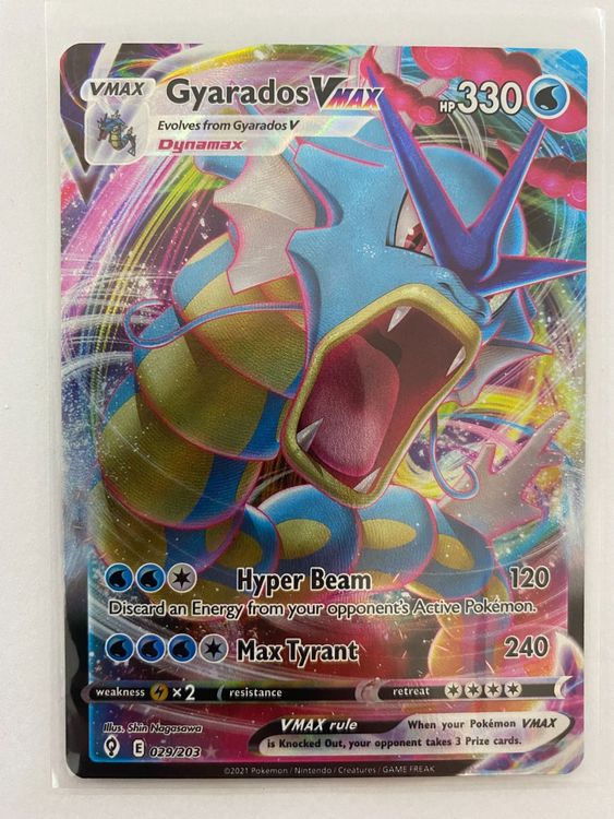 Pokemon Gyarados VMax 029/203 Evolving Skies EN (Neu (gemäss ...