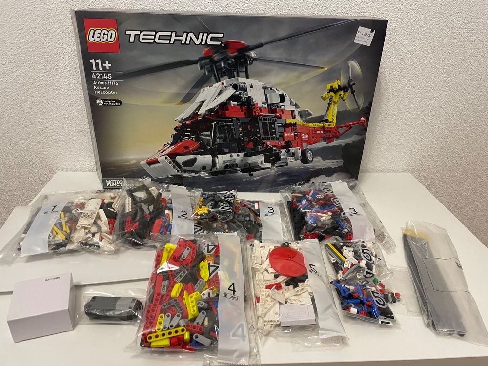 Lego Technic 42145 Airbus H175 Rettungshubschrauber sortiert (Gebraucht ...