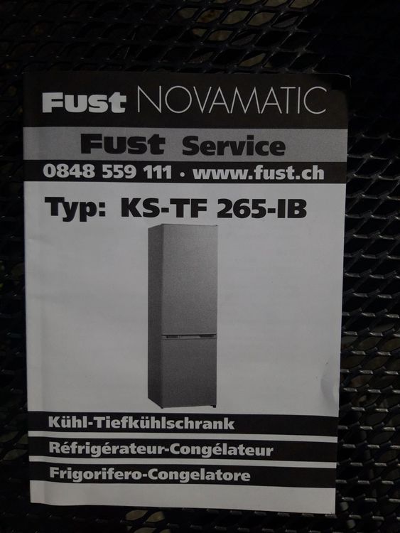 Fust Novamatic KS-TF 265-IB (Gebraucht) in Matzingen für CHF 307 – nur Abholung auf Ricardo kaufen