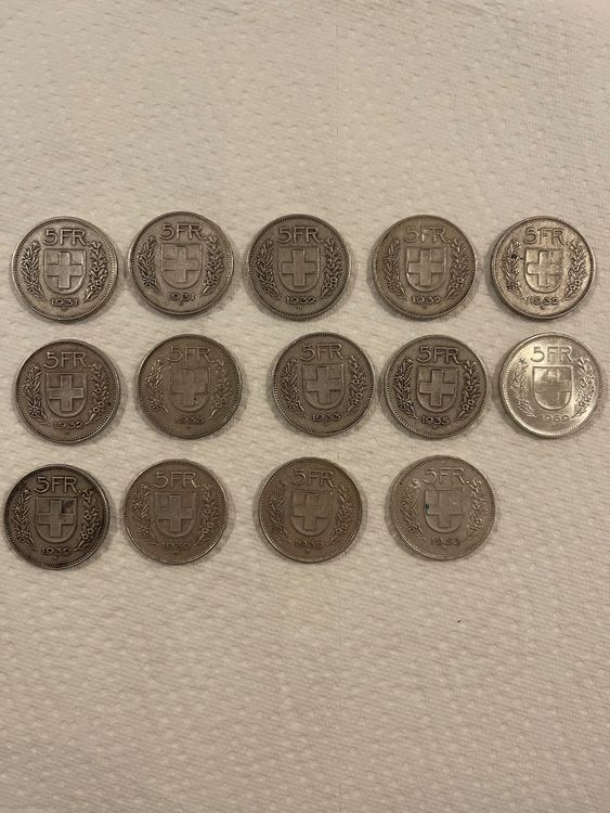 Schweizer Silbermünzen | Kaufen auf Ricardo