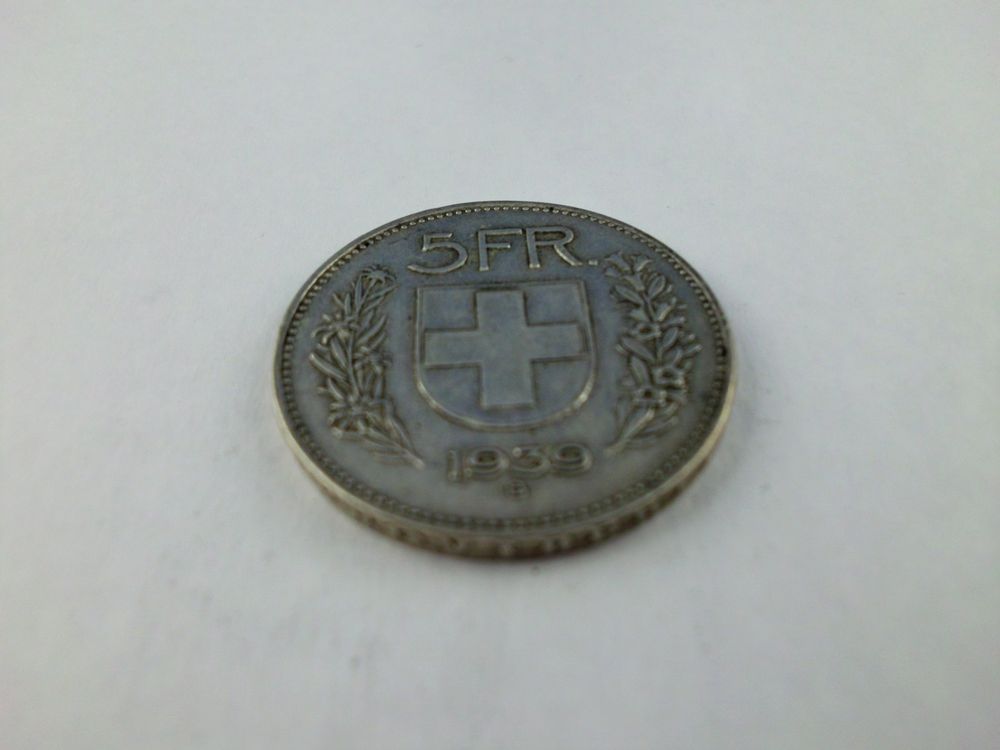 5 Franken 1939 (Gebraucht) in Birsfelden für CHF 9.5 – mit Lieferung auf Ricardo kaufen