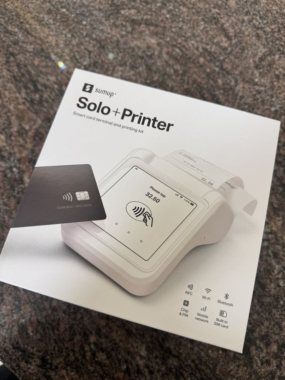 Sumup Solo+ Drucker Kartenlesegerät Bluetooth Wifi Neuwertig | Kaufen ...