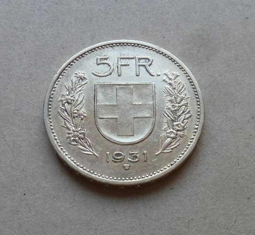 Auktion ++ 5.- Fr. 1931, 10*** über Kopf (Gebraucht) in Walkringen für CHF 55 – mit Lieferung ...