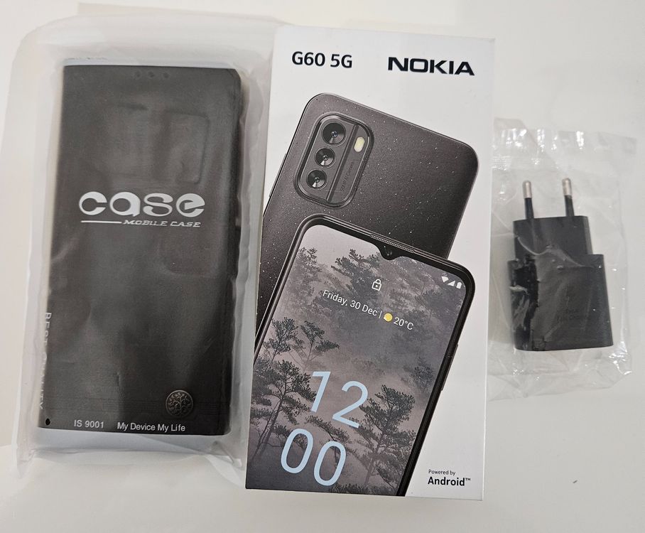 NEU Nokia G60, 128GB, 5G, 6.58" SIM+eSIM mit Extra Zubehör!! (Neu und ...