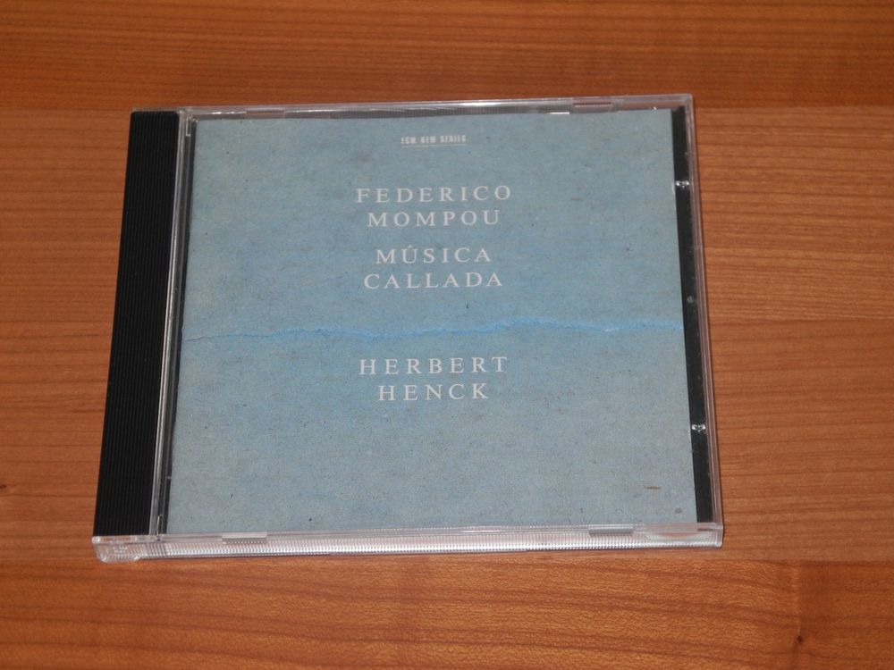 FEDERICO MOMPOU: MUSICA CALLADA - HERBERT HENCK - ECM 1523 | Kaufen auf Ricardo