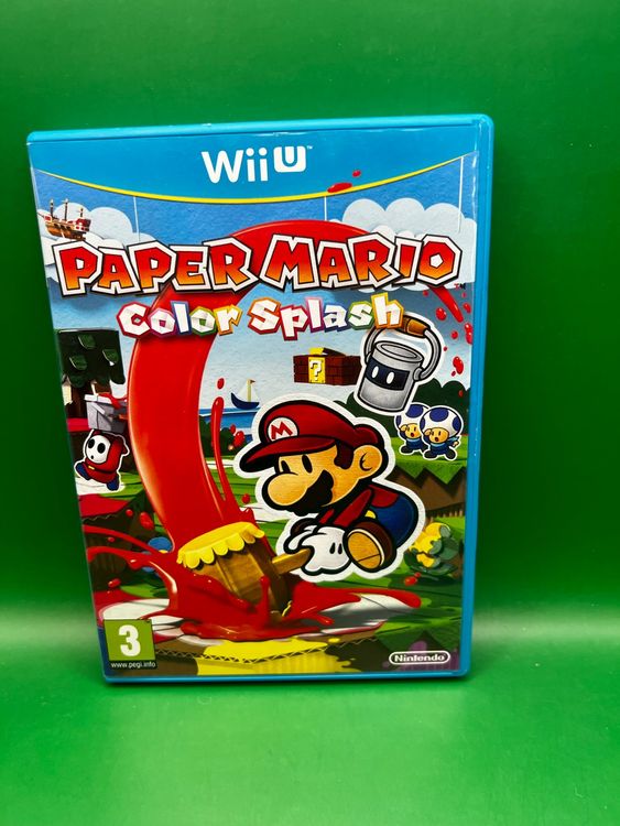 Paper Mario Color Splash (mehrsprachig) - Nintendo Wii U (Gebraucht) in ...