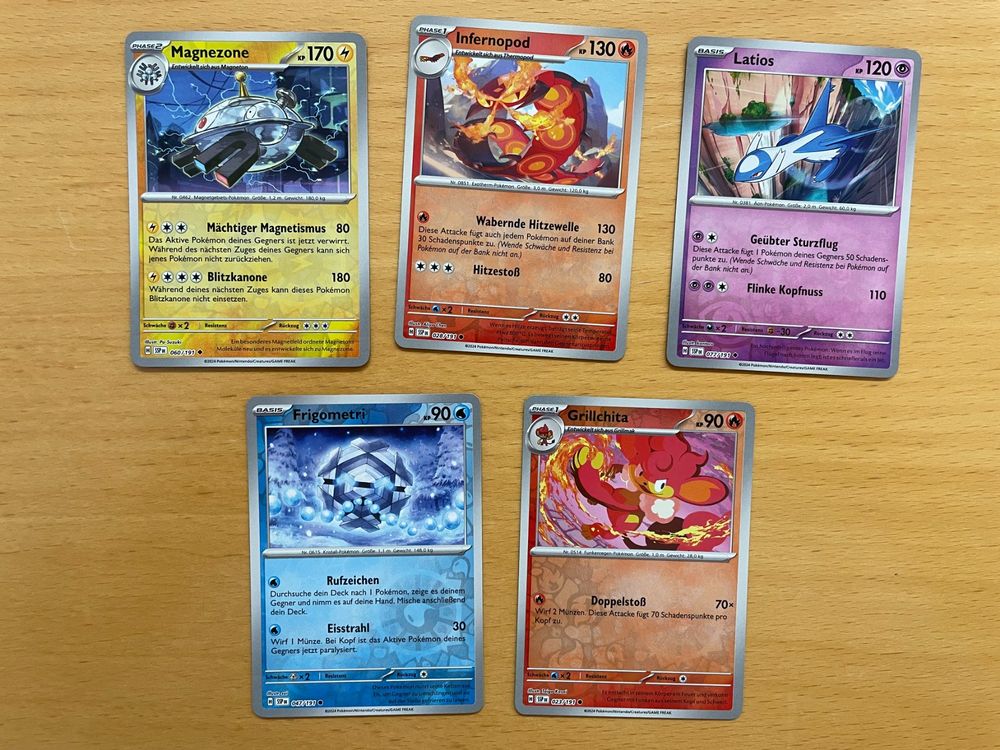 Pokemon Reverse Karten Set (Versand gratis) (Neu (gemäss Beschreibung)) in Chur für CHF 1 – mit ...