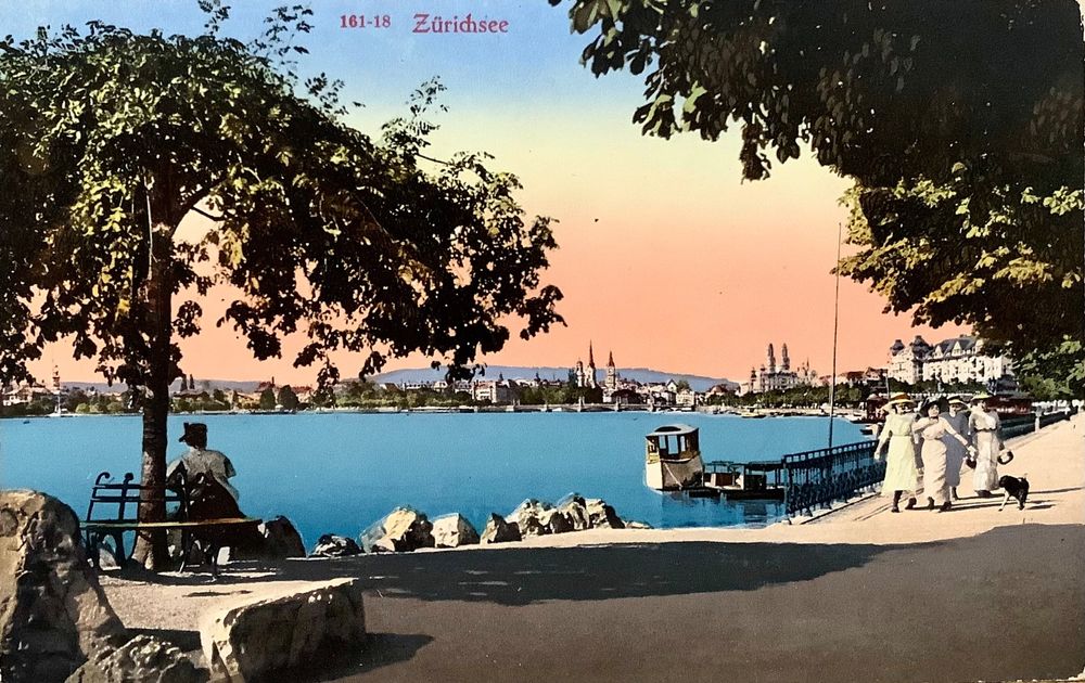 Alte AK - ZÜRICHSEE - Seepromenade - Belebt (Gebraucht) in Root für CHF 1 – mit Lieferung auf ...