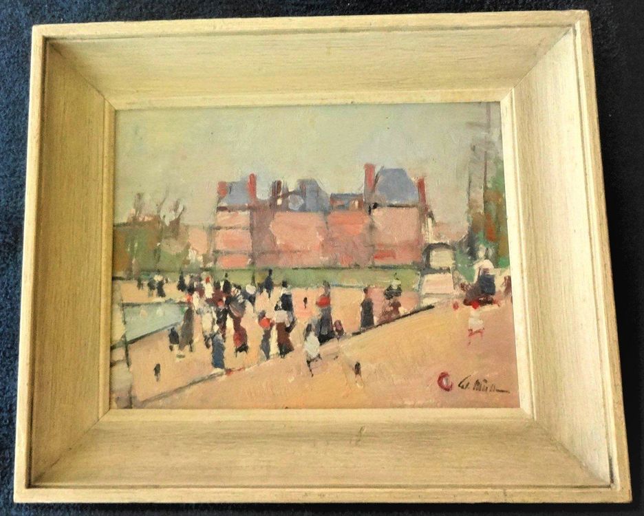 Paris WALTER EMIL MÜLLER 1896-1983 Oelbild | Acheter sur Ricardo