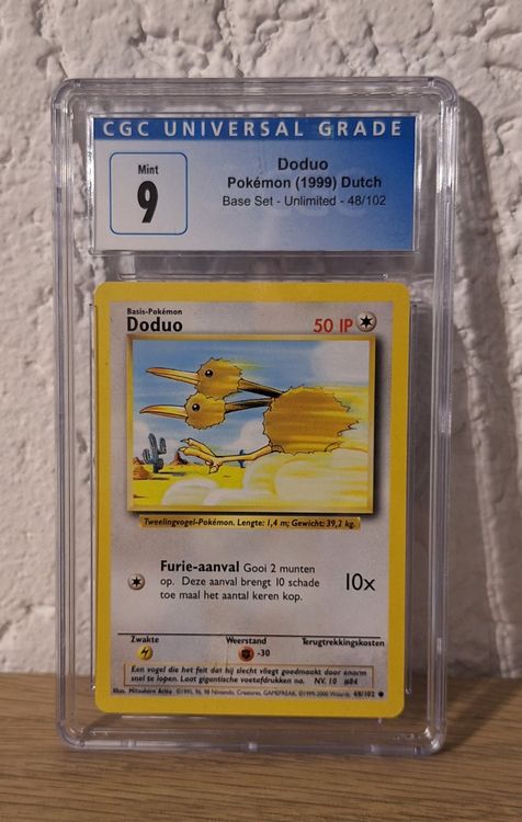 1999 Pokemon Dutsch-Doduo Base Set CGC Mint 9 (Neu (gemäss Beschreibung)) in Nottwil für CHF 11. ...