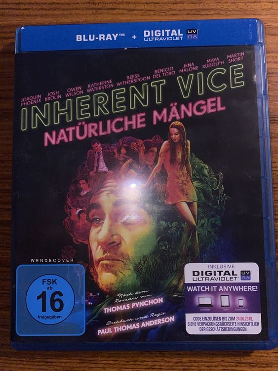 Inherent Vice Blu-ray (Gebraucht) in Rüschlikon für CHF 4.6 – mit Lieferung auf Ricardo kaufen