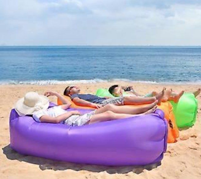 2 x Aufblasbarer Liegesack Air Lounge (Gebraucht) in Glattpark(Opfikon) für CHF 10 – mit ...