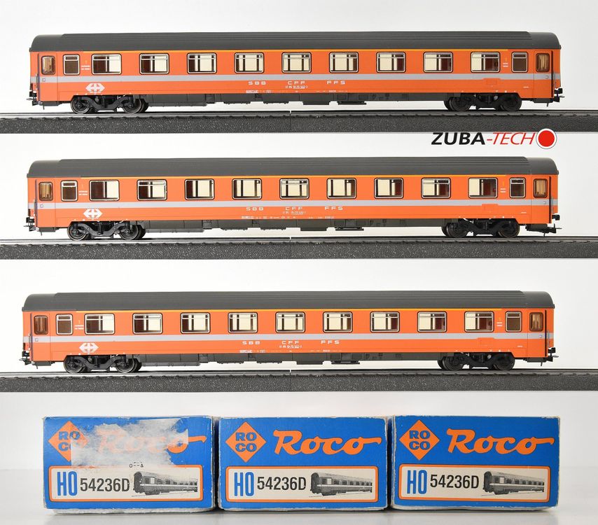 Roco 3x Euro-Fima Personenwagen der SBB H0 WS mit OVP | Kaufen auf Ricardo