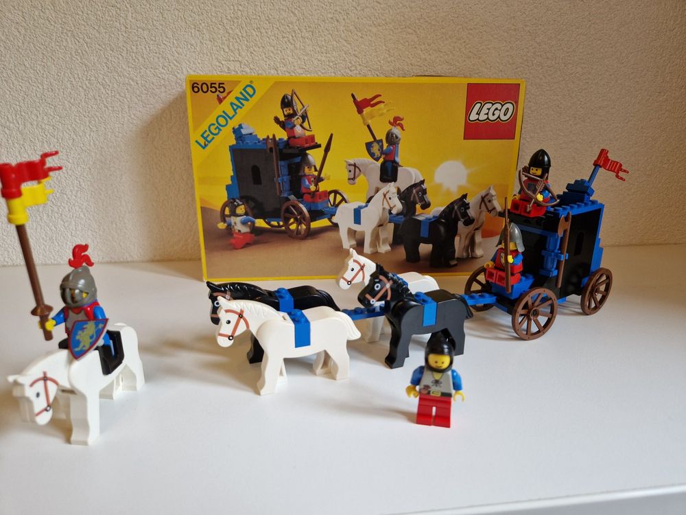 Lego Castle convoi de prisonniers 6055 avec boite et plan (Gebraucht ...