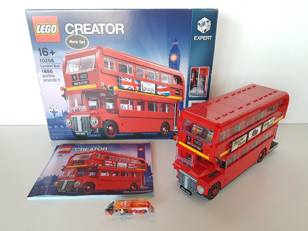 LEGO Creator London Bus 10258 Rare Set - Rarität, Komplett (Neu (gemäss ...