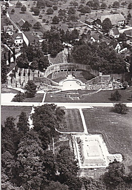 AUGST (BL)-Augusta Raurica, Karte mit 2 Bilder,Photoswissair (Gebraucht ...