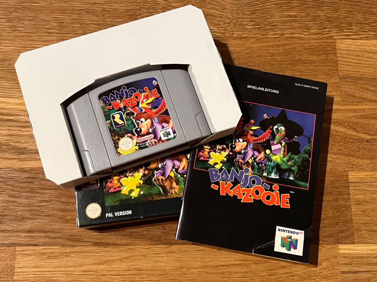 Banjo-Kazooie N64 - Top Zustand! - Nintendo 64 Game (Gebraucht) in ...