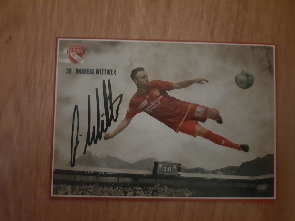 Andreas Wittwer / FC Thun (Gebraucht) in Worben für CHF 1 – mit Lieferung auf Ricardo kaufen