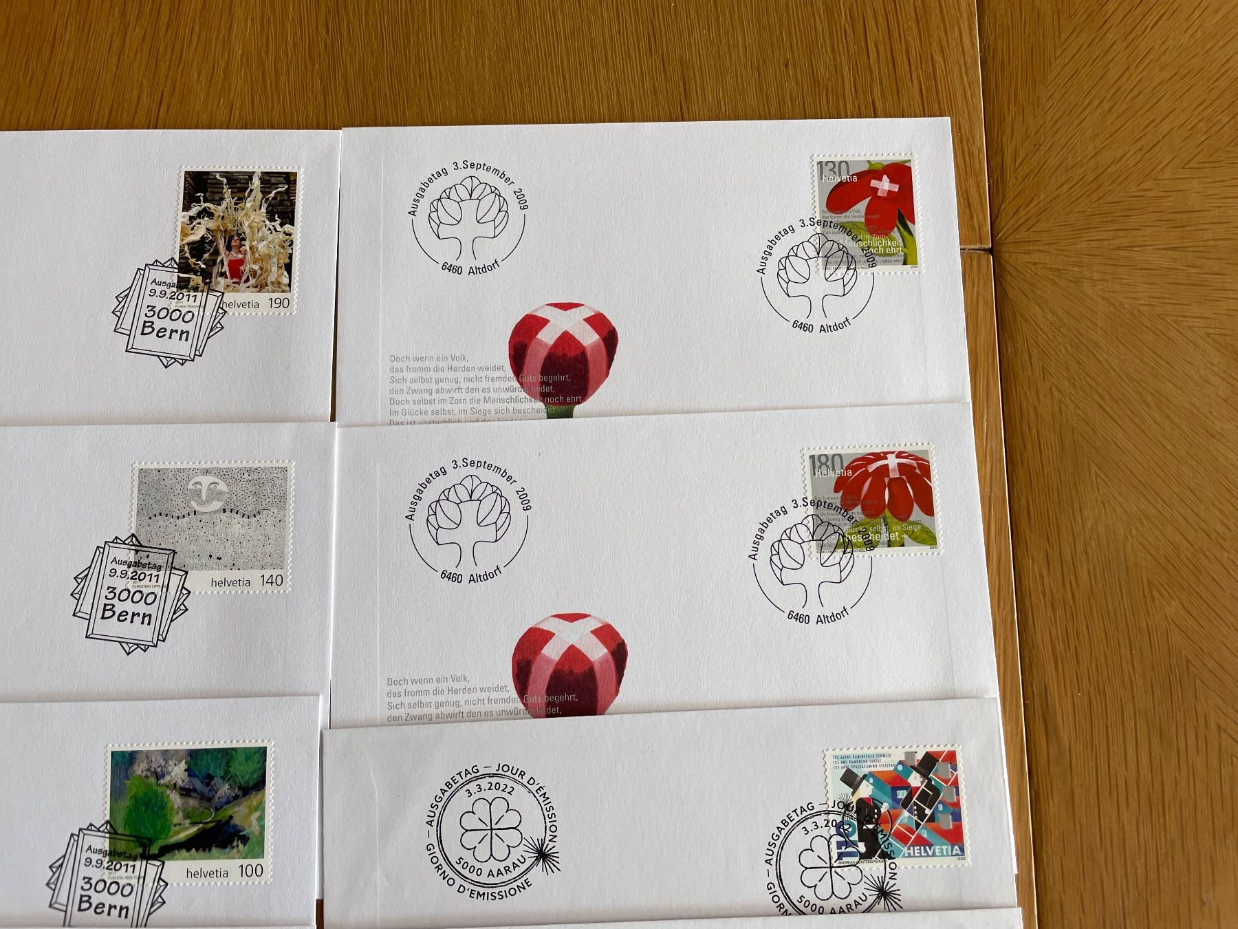 33 timbres et envl. récents ! (D'occasion) à Sonceboz-Sombeval pour CHF ...