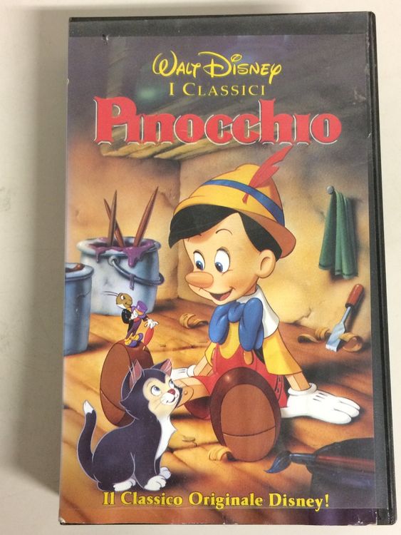PINOCCHIO original Italian Disney videocassetta VHS 1993 | Kaufen auf ...