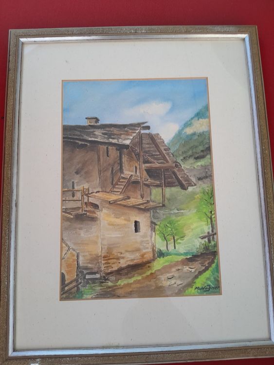 Aquarelle signé M.Wagner | Kaufen auf Ricardo