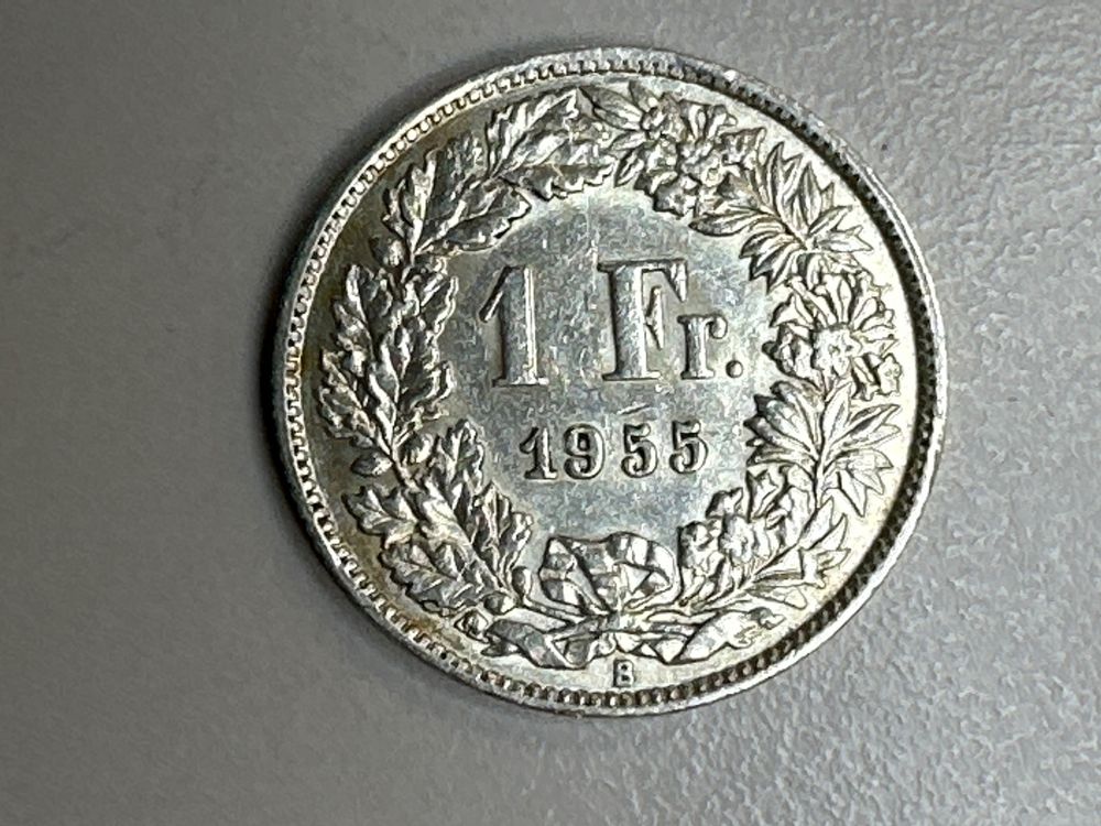 1 Fr.Silber Schweiz 1955 ss | Kaufen auf Ricardo