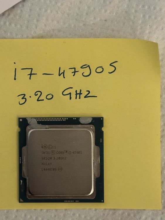 CPU Intel Core i7-4790S. 3.20 GHz. Gebraucht (Gebraucht) in Zürich für ...