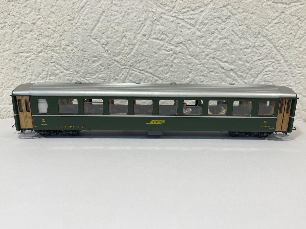 Bemo 3250 117 RhB 2. Klasse Personenwagen mit Figuren | Kaufen auf Ricardo