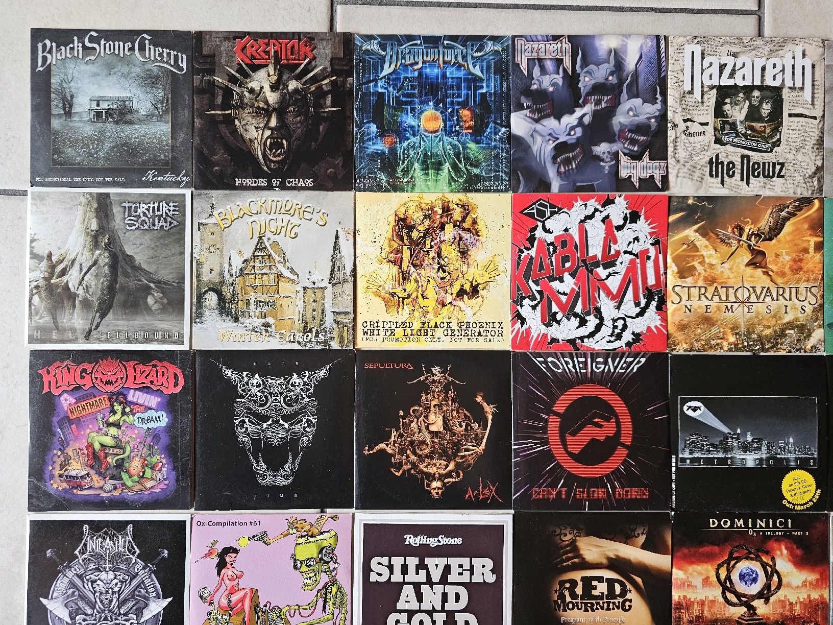 84 CD's Rock, Hard Rock, Heavy Metal im Kartoninlay (Gebraucht) in ...