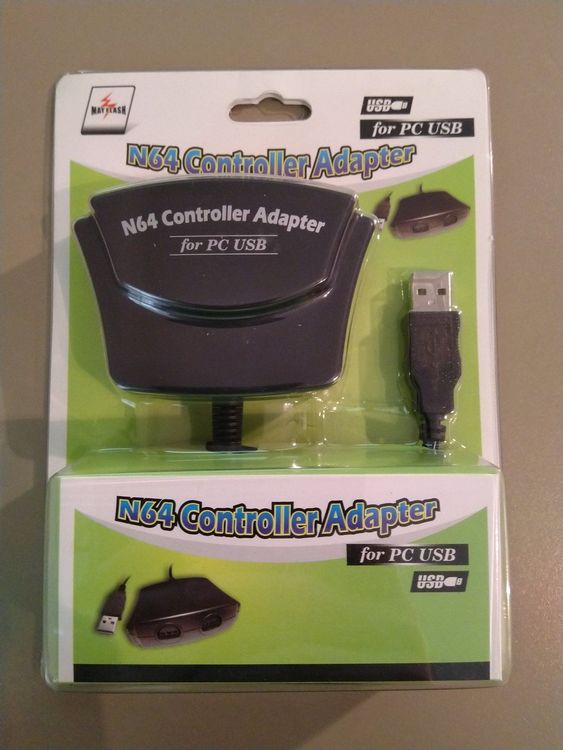 N64 Controller Adapter for PC USB *NEU* (Neu und originalverpackt) in ...