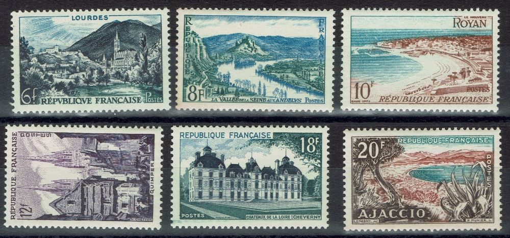Frankreich 1954, Landschaften Serie ** (Neu (gemäss Beschreibung)) in Kriens für CHF 2 – mit ...
