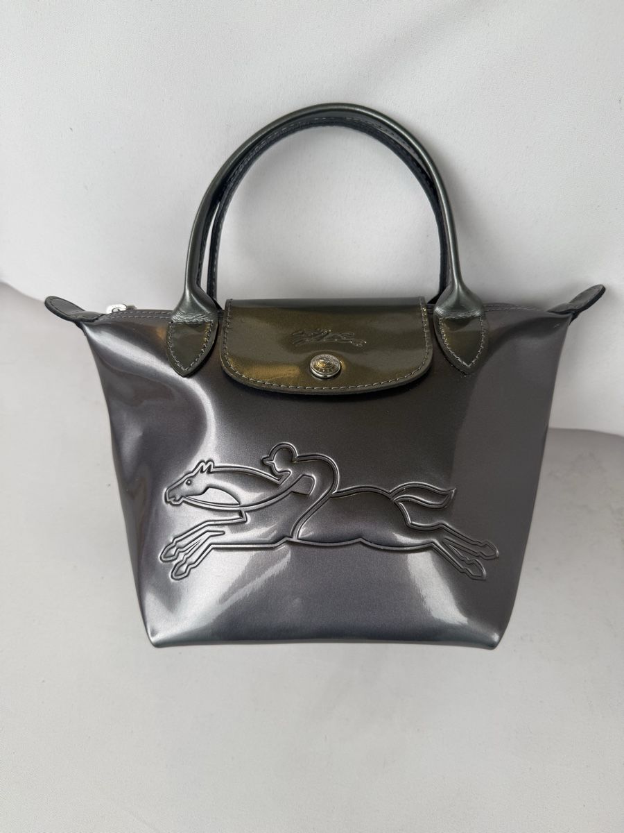 Longchamp Le Pliage Lacquer Tasche, Gr. XS (Neu (gemäss Beschreibung ...