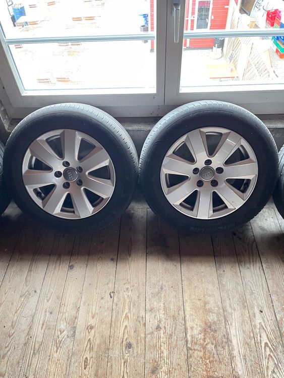 Audi A6 Original Räder AluFelgen mit Sommer Reifen 225/55R16 (Gebraucht ...