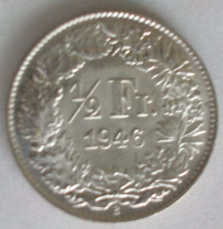 50 Rappen 1946 stgl., Silber (Neu (gemäss Beschreibung)) in Bonstetten für CHF 9.5 – mit ...