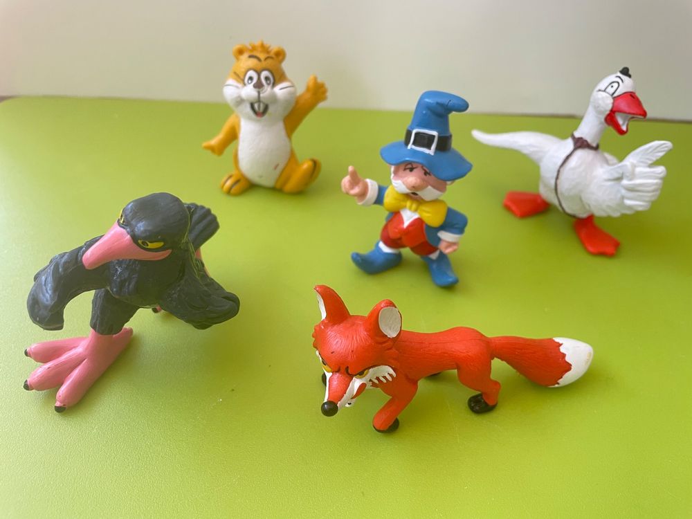 5x Nils Holgerson Comic Figur Comicfigur 1981 Schleich (Gebraucht) in ...