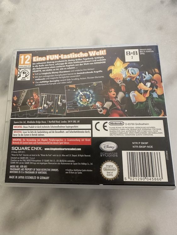 Kingdom Hearts Re:coded - Nintendo DS - Top Zustand! (Gebraucht) in ...