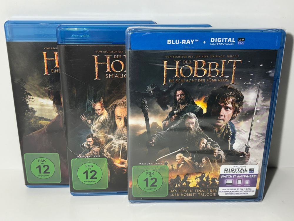 Der Hobbit 1-3 Blu Ray (Gebraucht) in Wilderswil für CHF 9.9 – mit ...