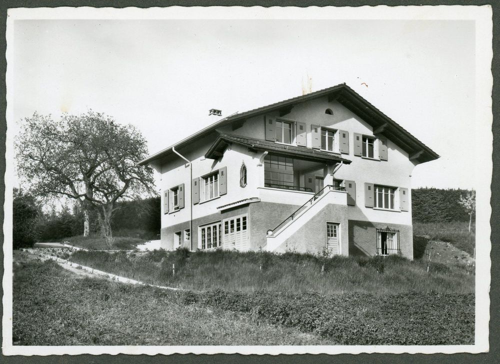 AK sw Vennes sur Lausanne ≈ 1955_"Le Calel",Maison Bible (Gebraucht) in ...