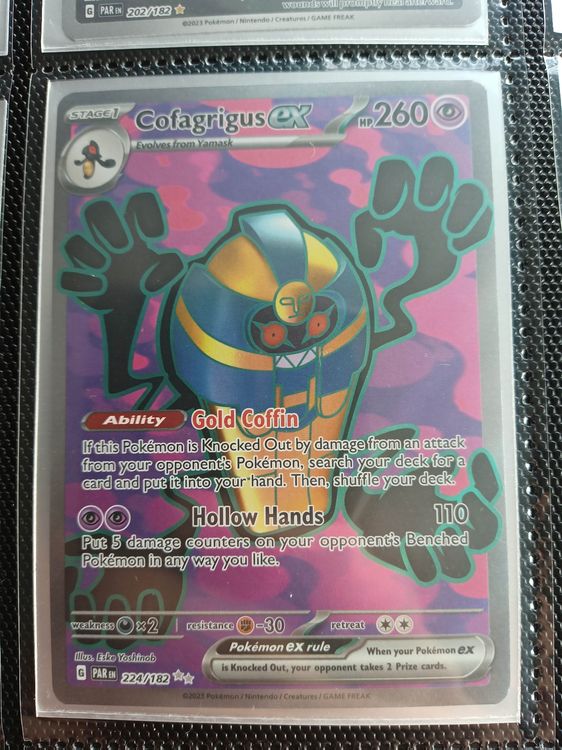 Cofagrigus ex Full Art - Paradox Rift Pokemon Englisch (Gebraucht) in ...