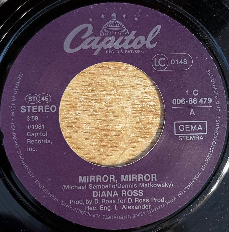 DIANA ROSS - MIRROR MIRROR | Kaufen auf Ricardo