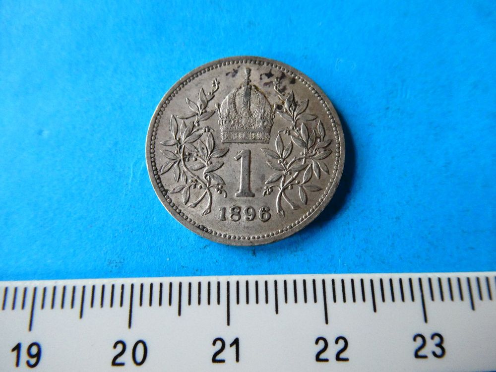 Oesterreich 1896, 1 Krone - Silber | Kaufen auf Ricardo