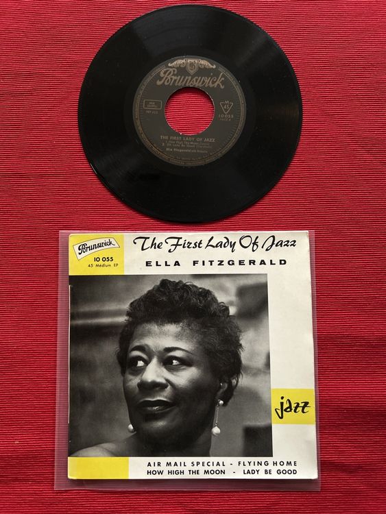 Jazz Single Ella Fitzgerald vinyl: How high the moon, Top | Kaufen auf ...