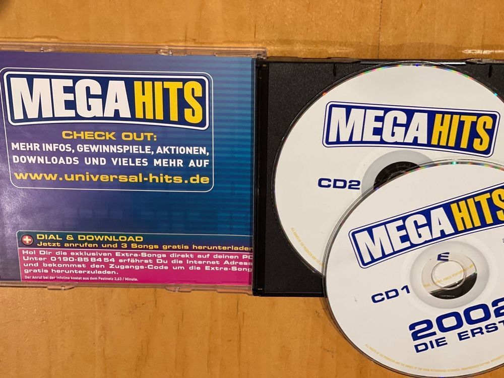 CD 2er Set - Mega Hits 2002 - Die Erste (Gebraucht) in Oberglatt ZH für CHF 2 – mit Lieferung ...
