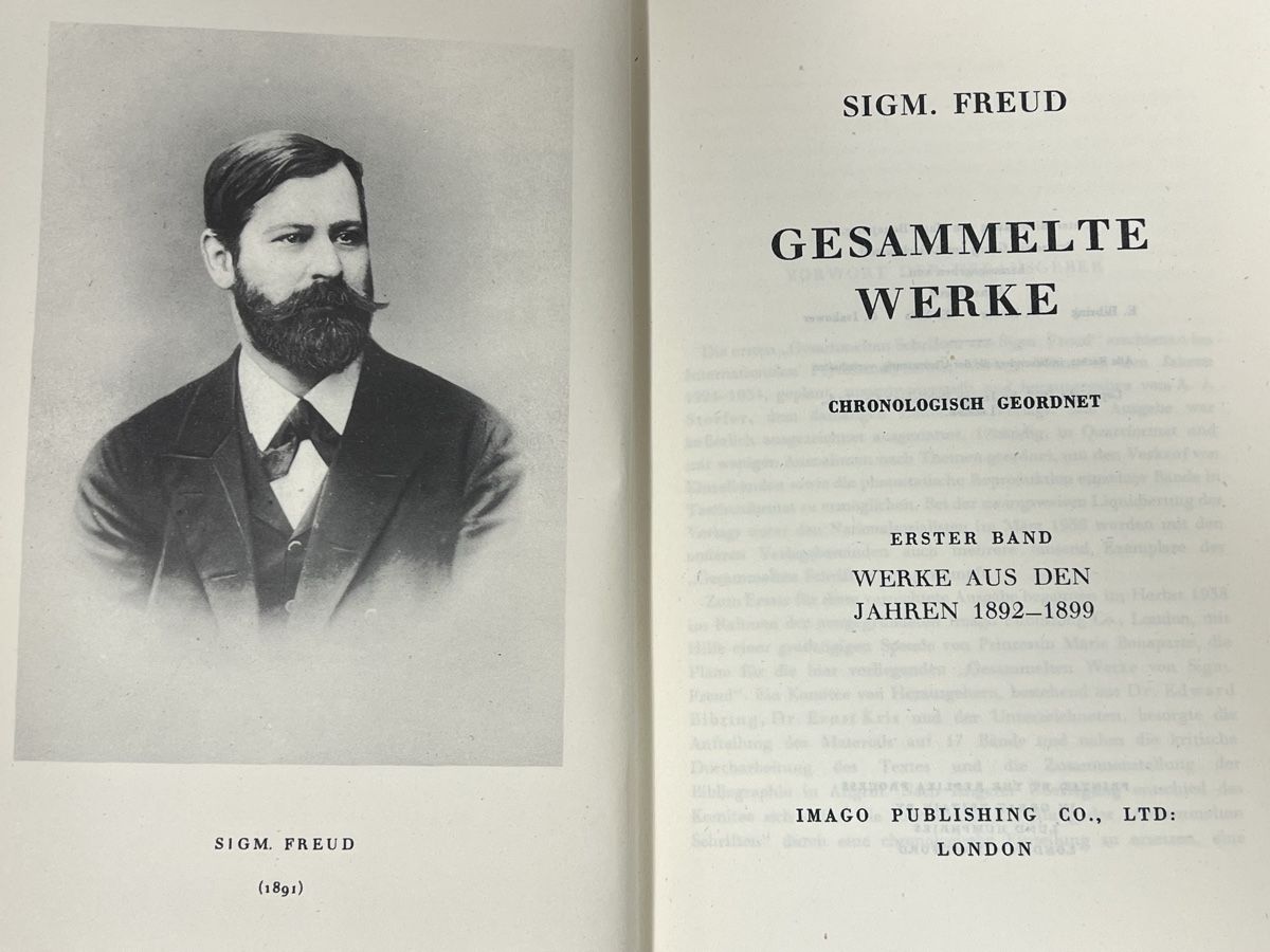 Sigmund Freud Gesammelte Werke, 17 Bände Imago 1942-1955 (Gebraucht) in ...