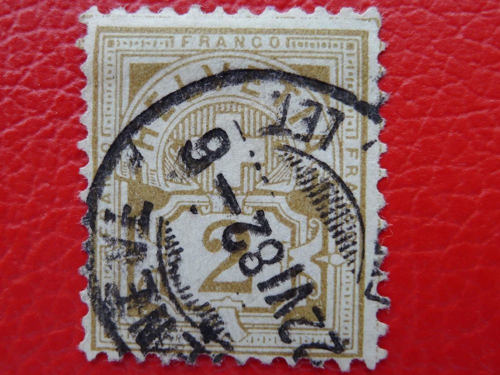 1882, Ziffermuster: Nr.53, fehlerfrei, Kat: 520.-+ signiert (Gebraucht) in Sursee für CHF 35 ...