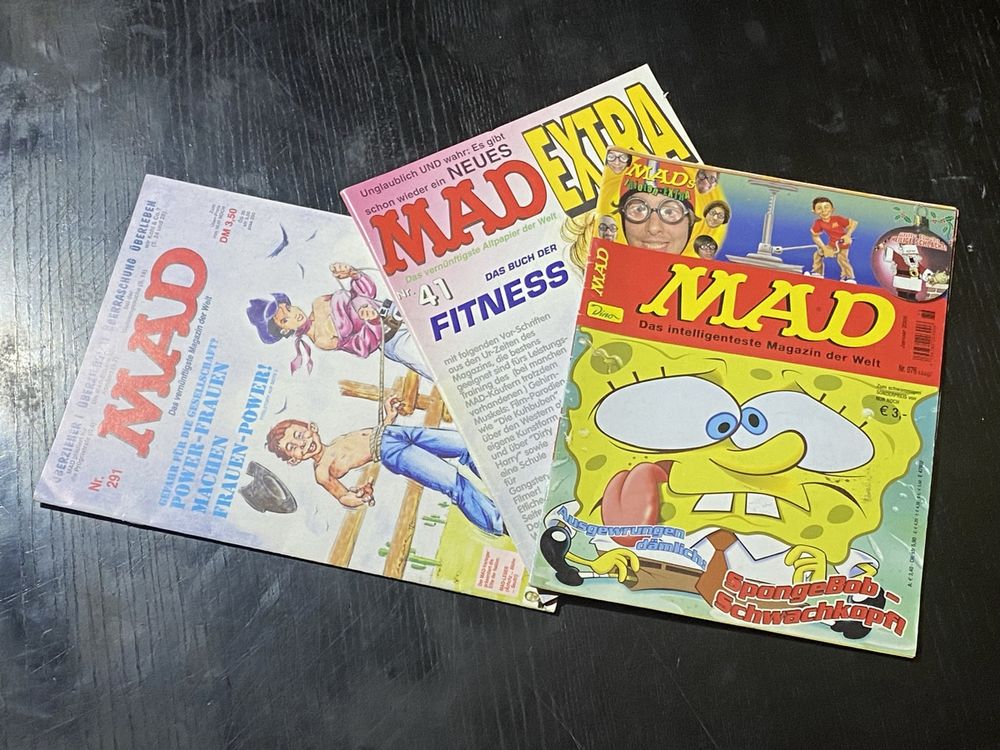 3 MAD Magazine SpongeBob Schwammkopf (Gebraucht) in Zuerich für CHF 15 ...