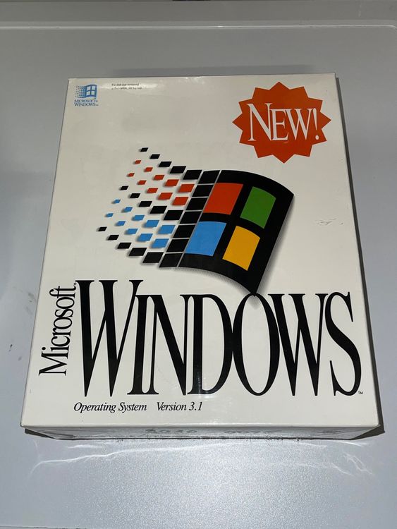 Microsoft Windows 3.1 - noch original Verpackt | Kaufen auf Ricardo